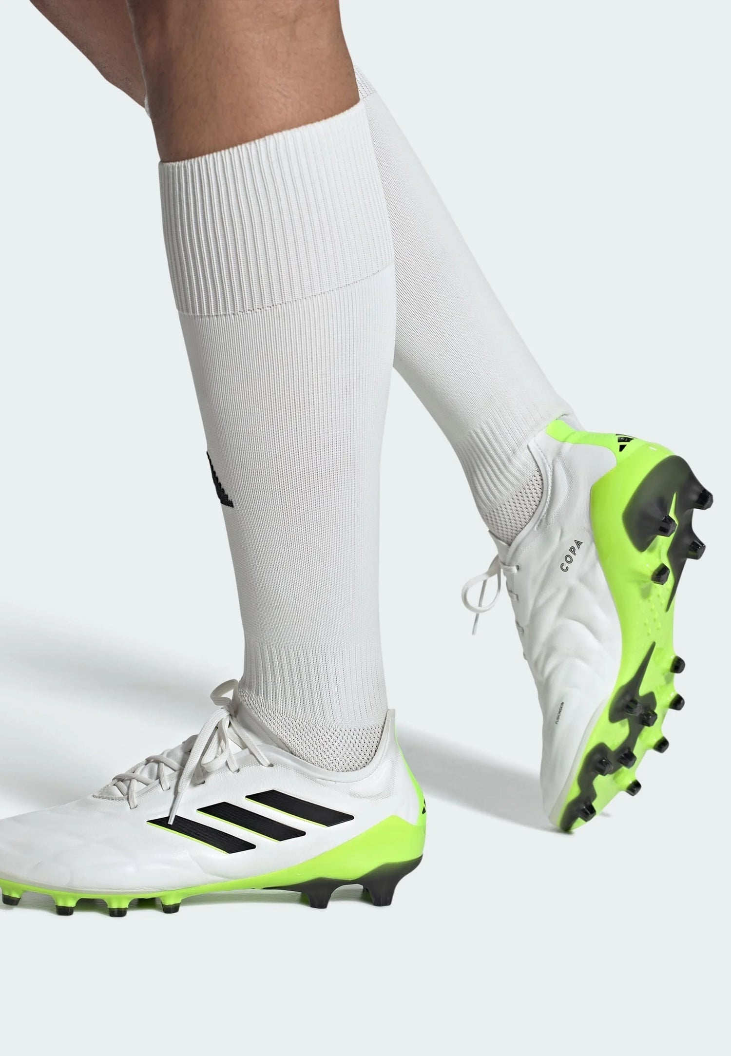 ADIDAS COPA PURE.4 FxG - WHITE/BLACK/LEMON – Lotsa Shoes