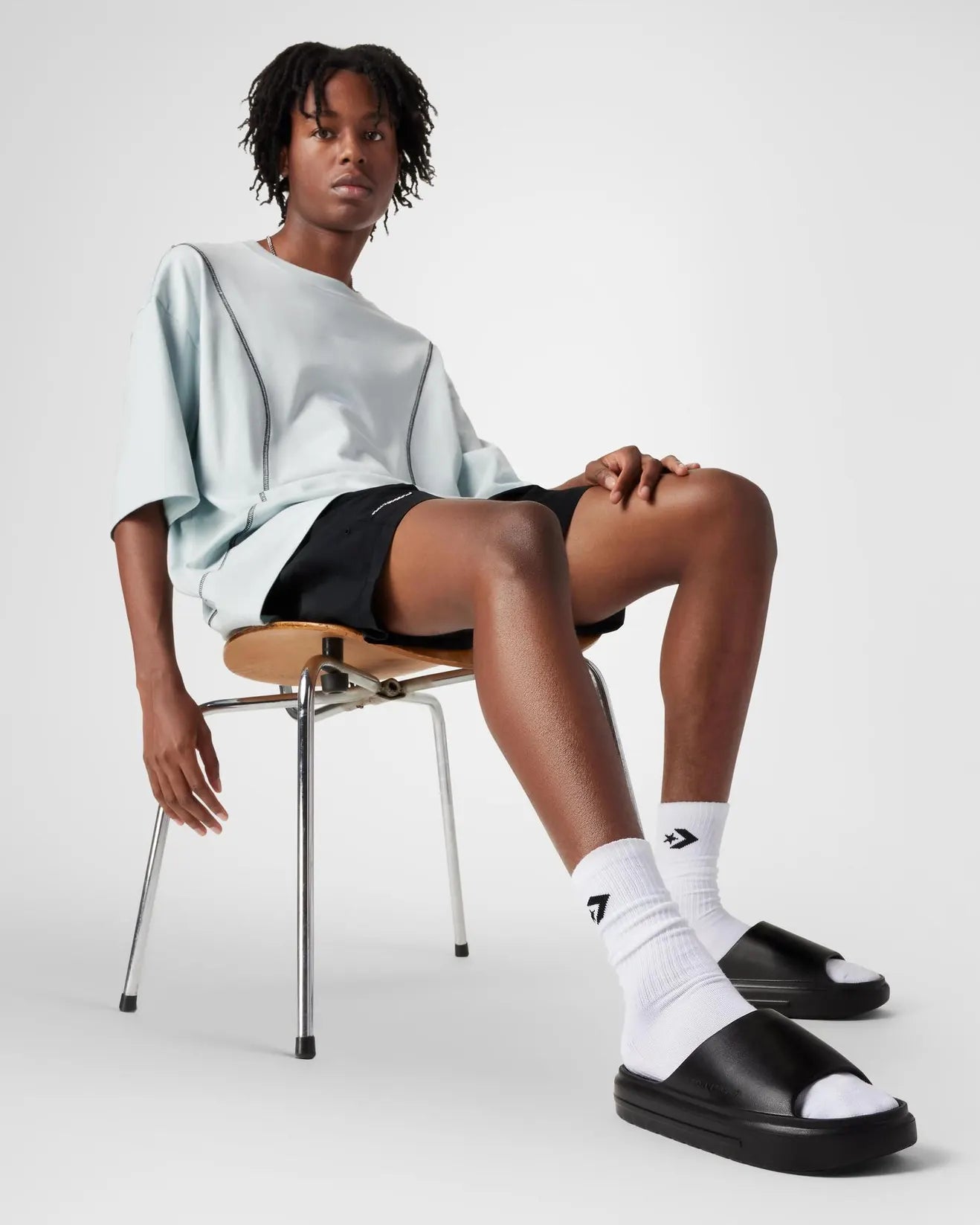 CONVERSE ESSENTIAL SLIDE - BLACK – Lotsa Shoes