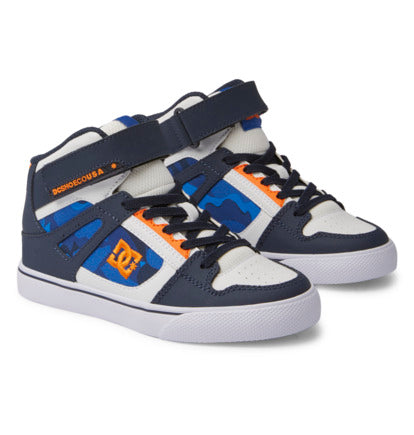 DC YOUTH PURE HIGH-TOP EV - SHADY BLUE/ORANGE – Lotsa Shoes