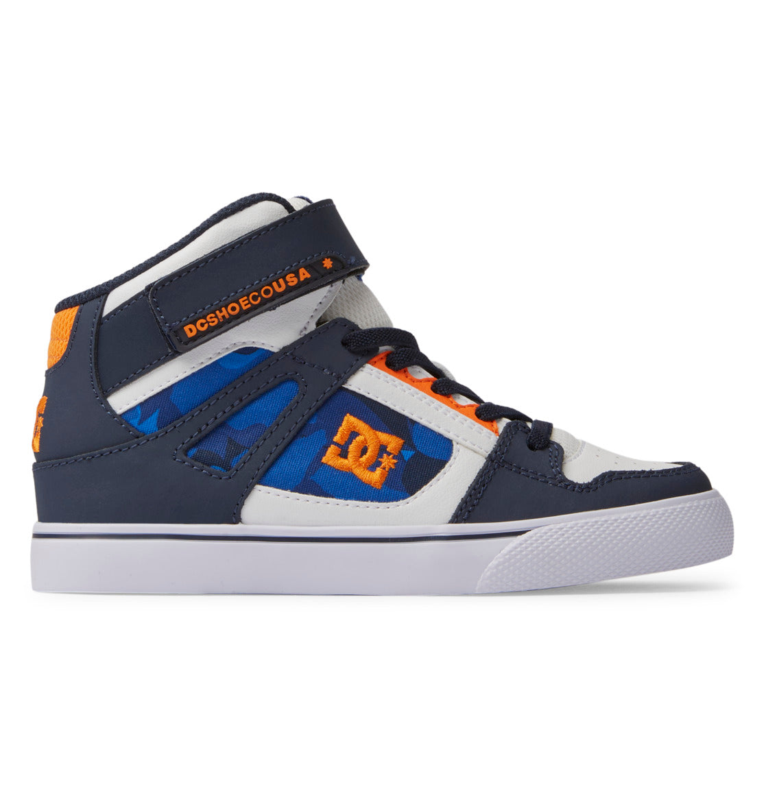 DC YOUTH PURE HIGH-TOP EV - SHADY BLUE/ORANGE – Lotsa Shoes