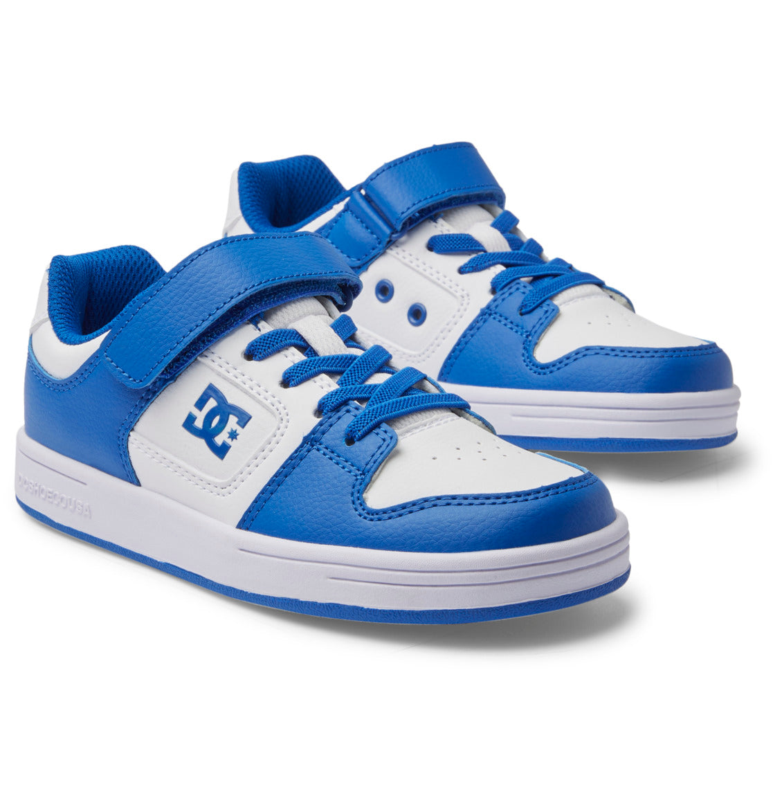 DC YOUTH MANTECA 4 V SN - WHITE/BLUE – Lotsa Shoes