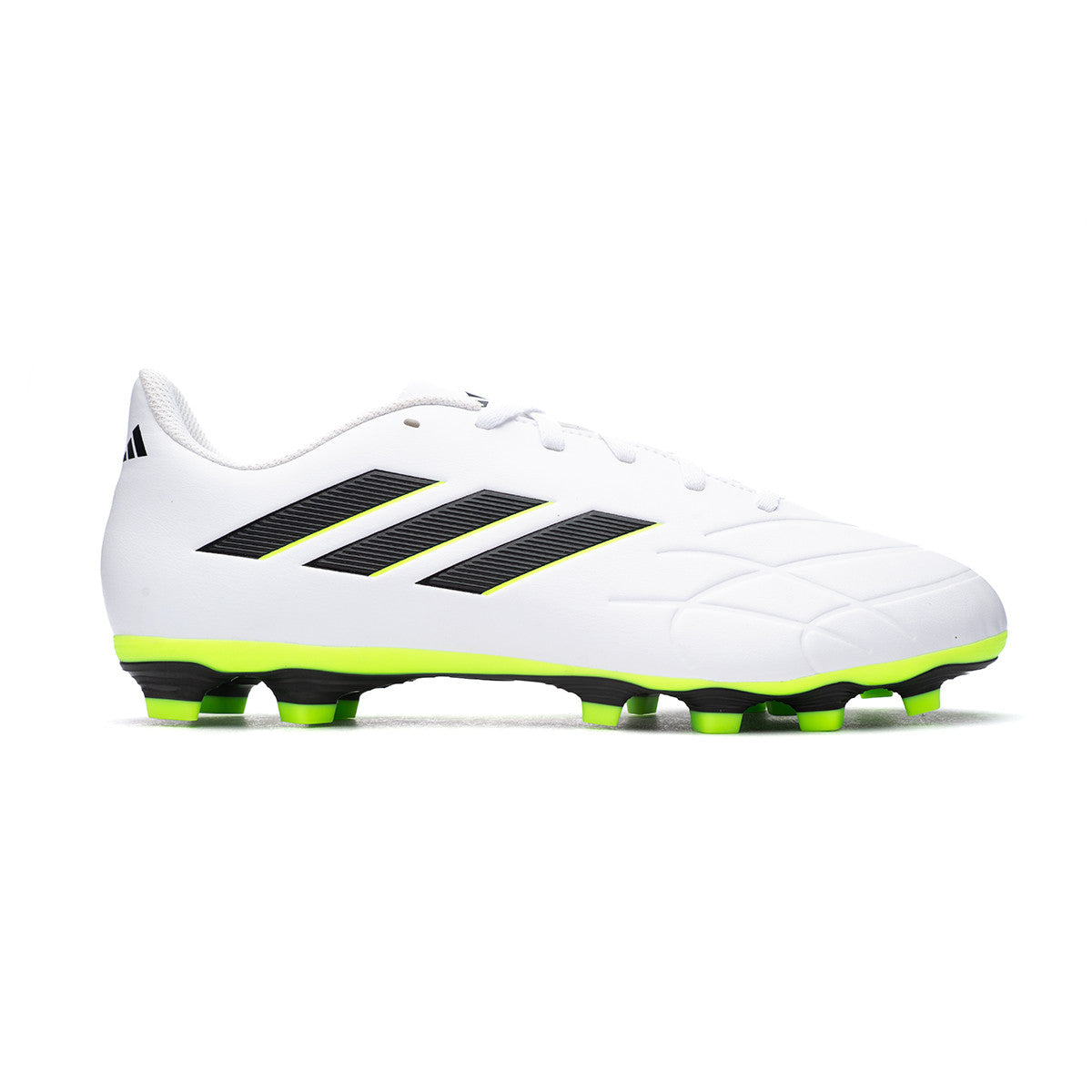 ADIDAS COPA PURE.4 FxG - WHITE/BLACK/LEMON – Lotsa Shoes