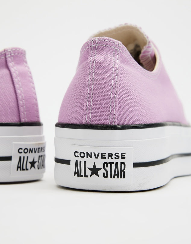 CONVERSE WOMENS CHUCK TAYLOR ALL STAR LIFT OX - CLASSIC AMETHYST/WHITE ...