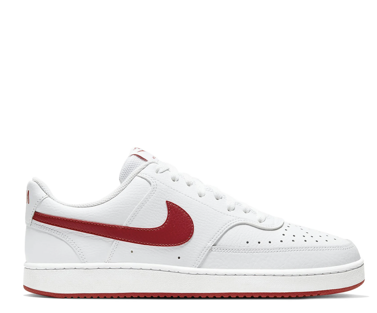 NIKE COURT VISION LOW - White/University Red – Lotsa Shoes