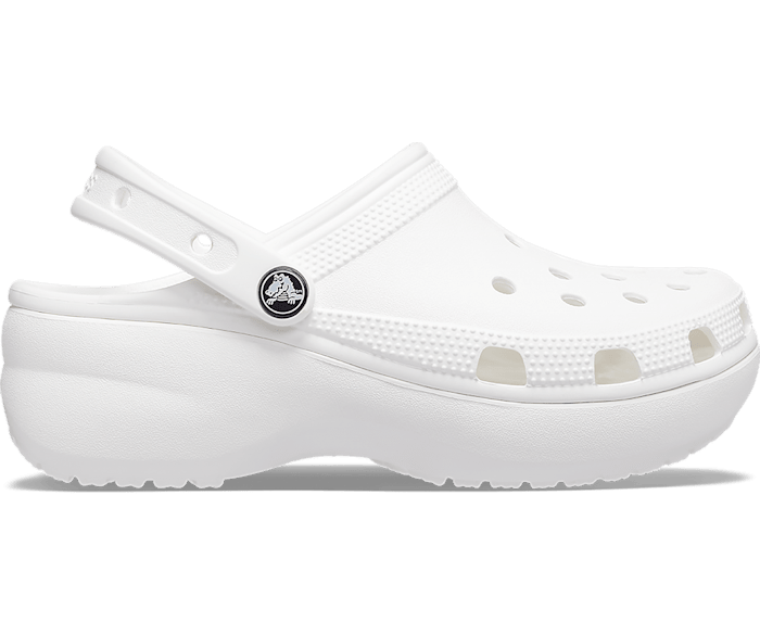 CROCS CLASSIC PLATFORM CLOG - WHITE – Lotsa Shoes