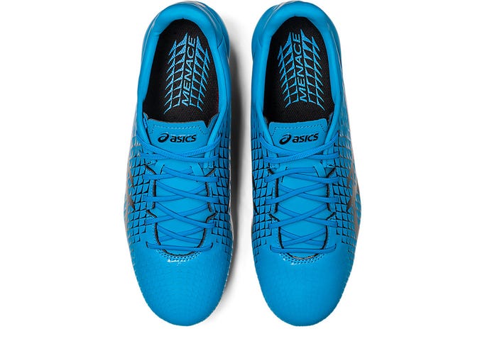 ASICS MENACE 4 - ISLAND BLUE/BLACK – Lotsa Shoes